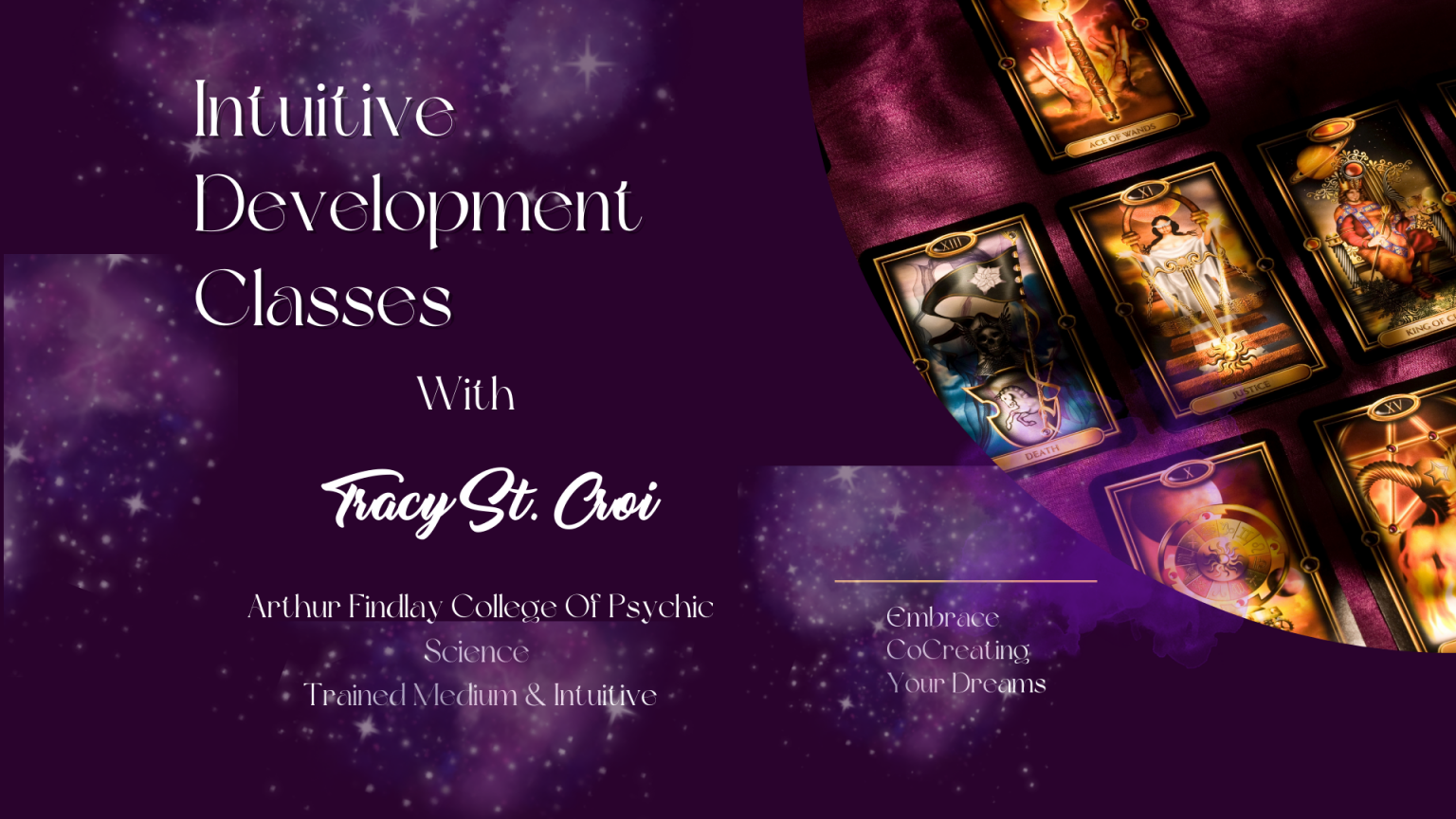 Psychic & Mediumship Classes - Tracy St. Croi; Afterlife Connection ...